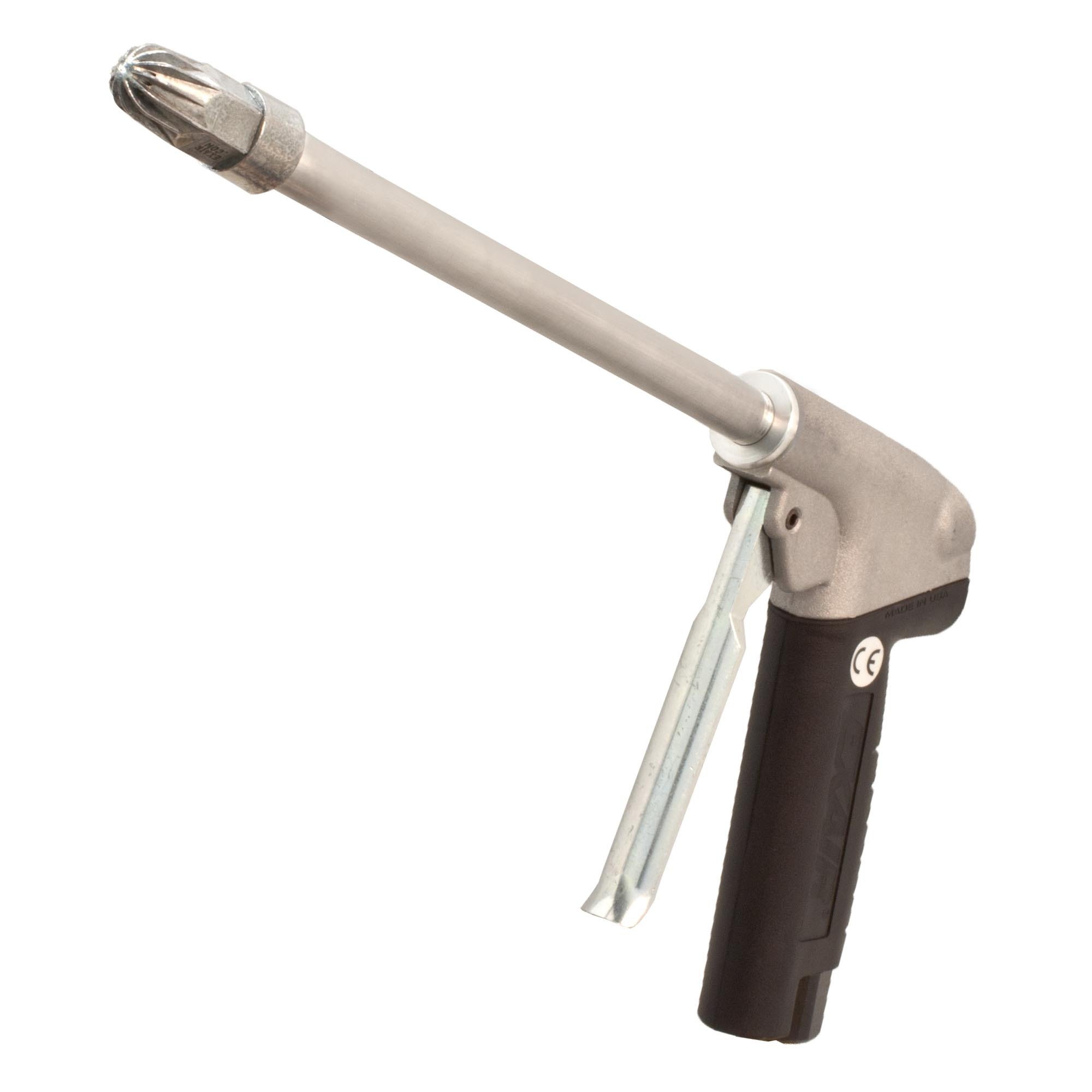 EXAIR Heavy Duty Safety Air Gun with Nozzle and Aluminum Extension Pipe