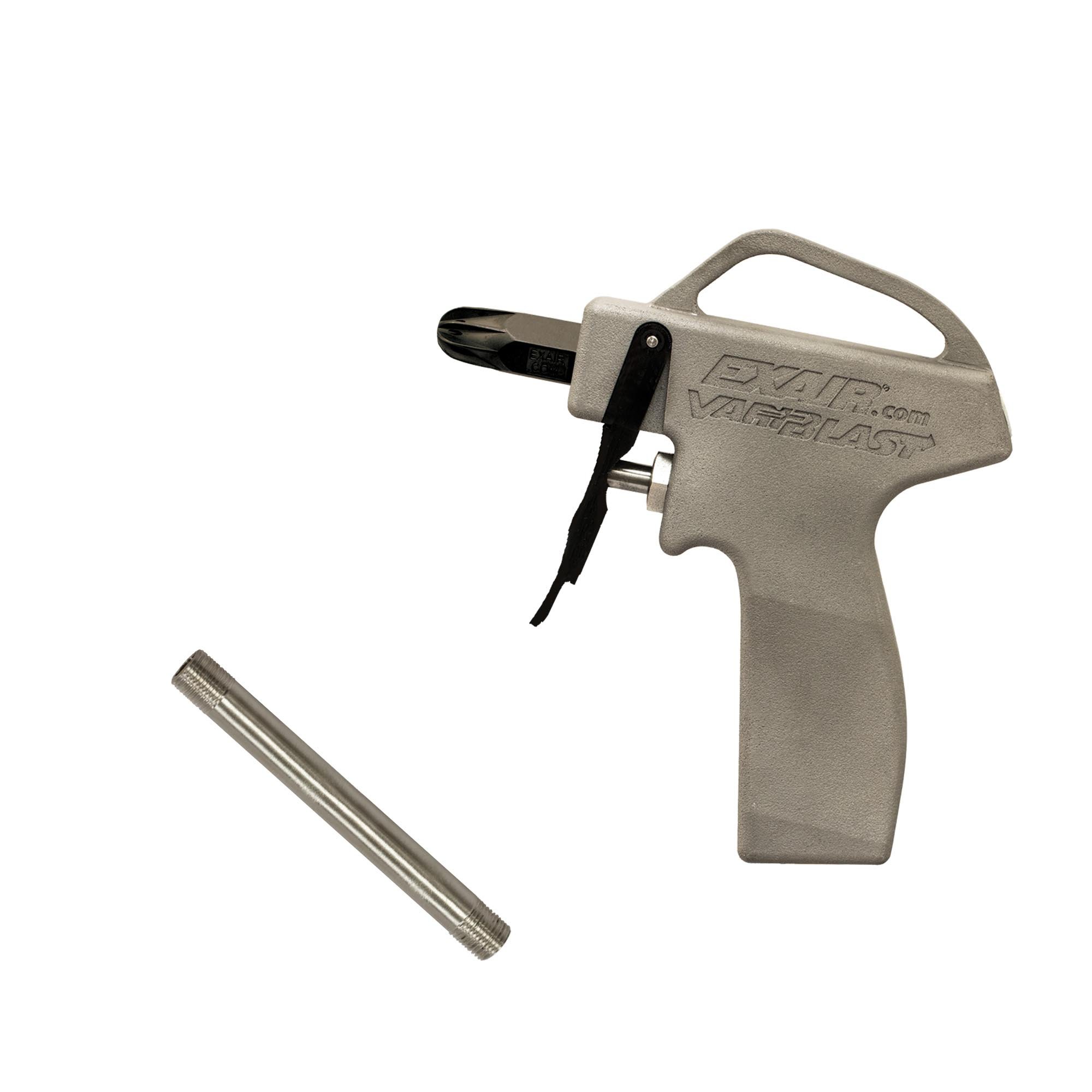 EXAIR VariBlast® Compact Safety Air Gun with Nozzle and Extension Pipe