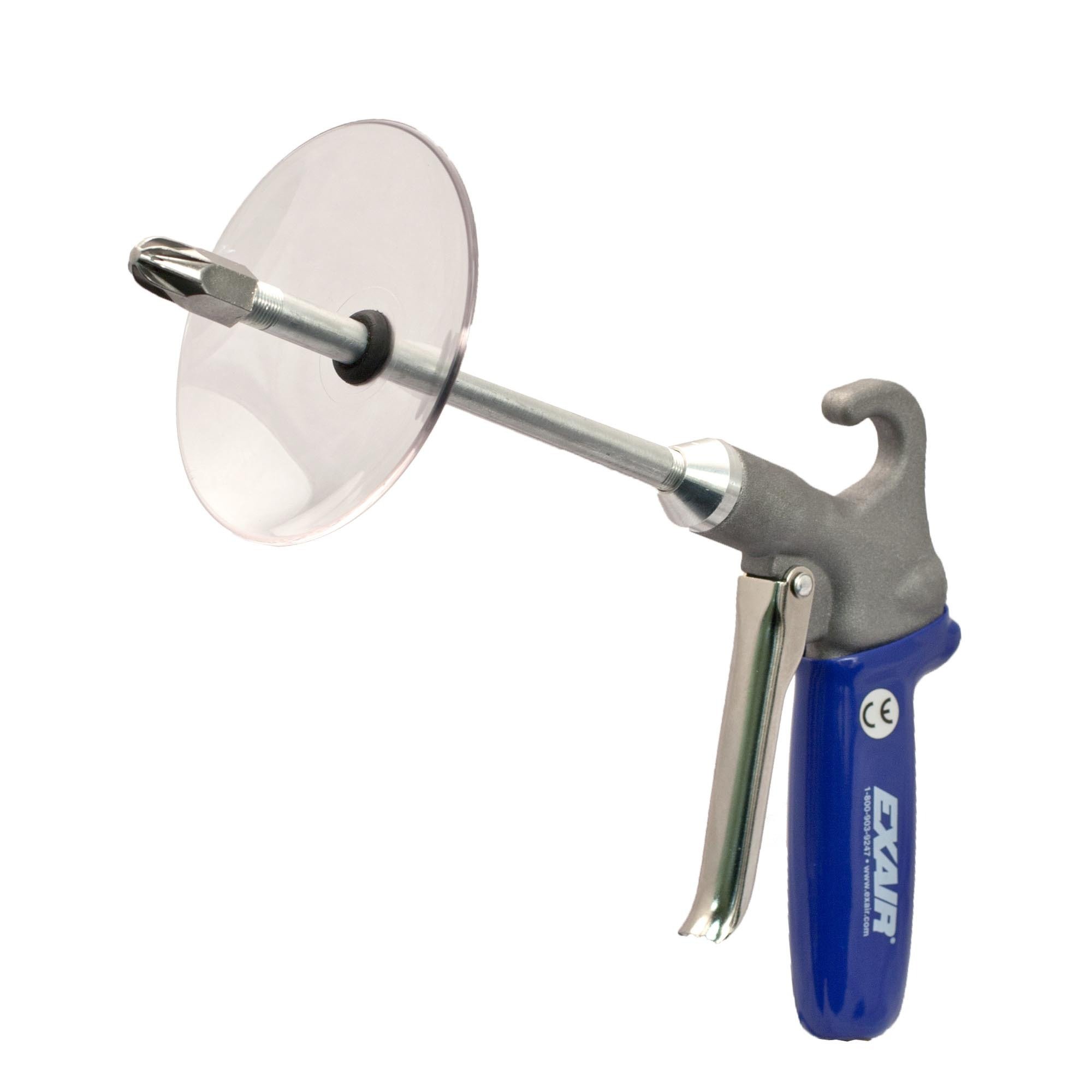 Pistolet à air comprimé de sécurité EXAIR à poignée souple avec buse en ...